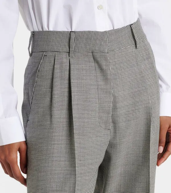 BLAZÉ MILANO Fox Houndstooth Straight Pants