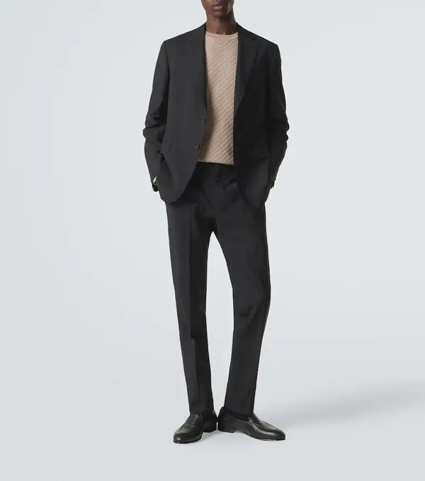 Brioni Appia Leather Loafers
