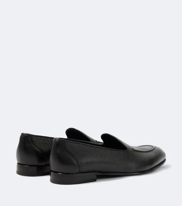 Brioni Appia Leather Loafers