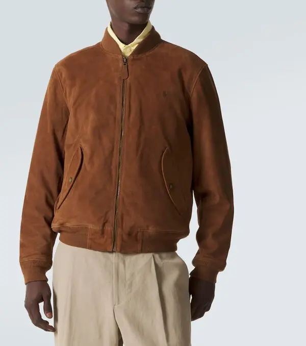 Polo Ralph Lauren Suede Bomber Jacket