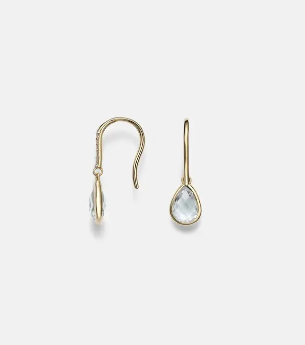 Mateo 14kt Yellow Amethyst And Diamond Earrings