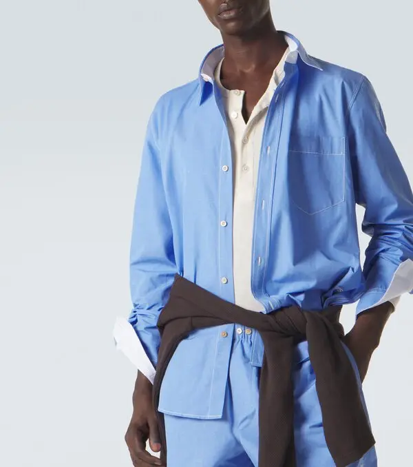 WALES BONNER Atlantic Cotton Shirt