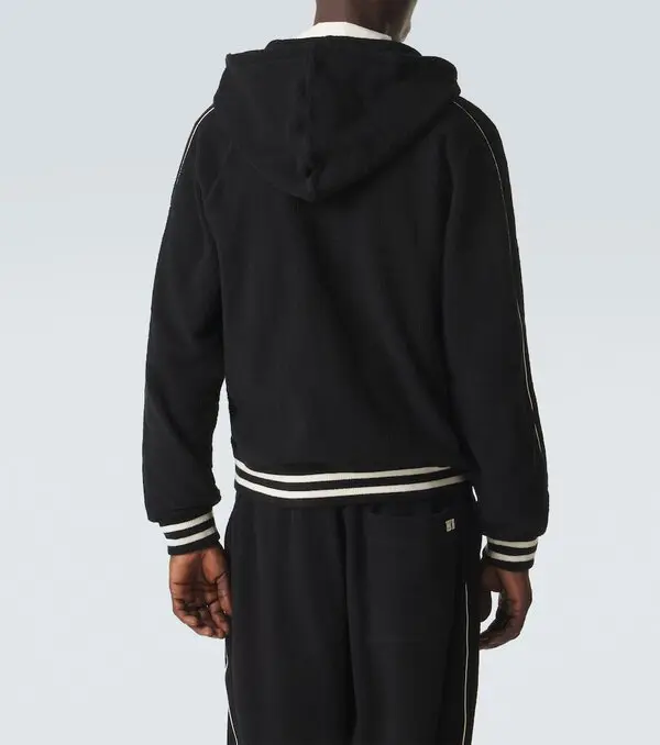 WALES BONNER Prince Cotton-blend Terry Hoodie