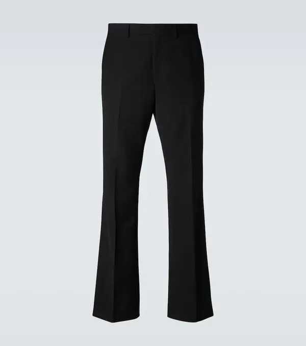 WALES BONNER Alto Virgin Wool Flared Pants