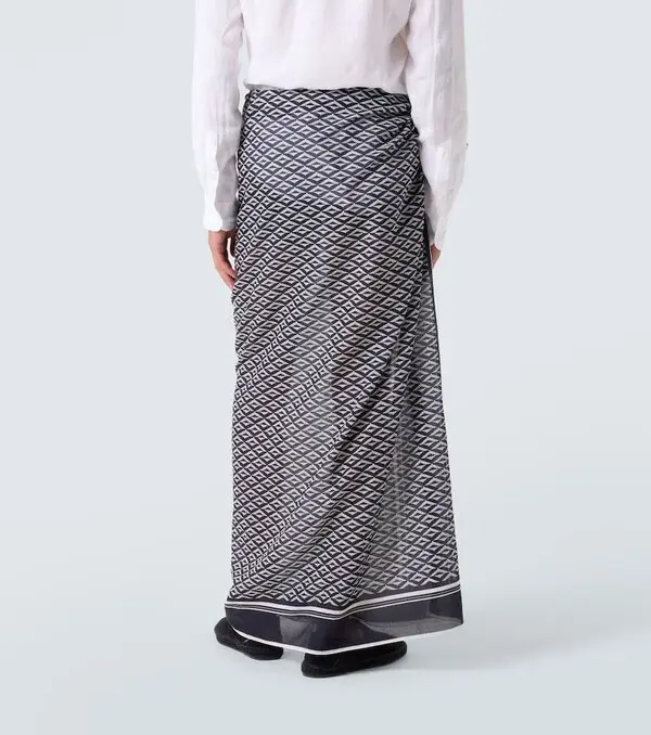 TOM FORD Printed Cotton Beach Cover-up
