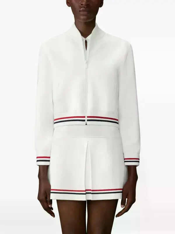 Thom Browne Stripe-detail Bomber Jacket