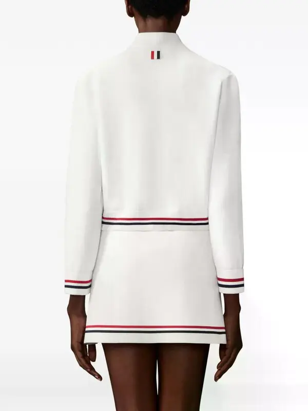 Thom Browne Stripe-detail Bomber Jacket