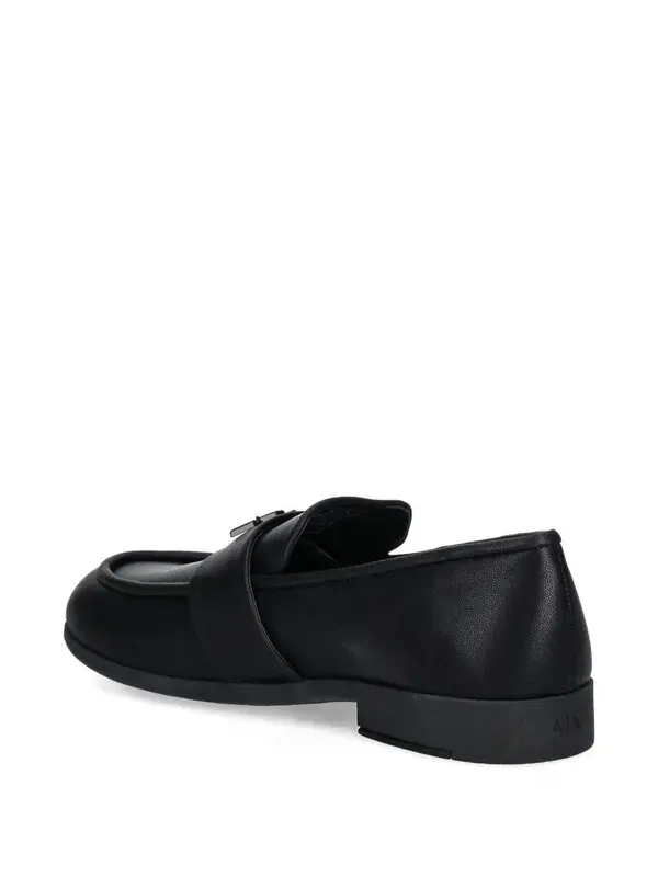 Armani Exchange Logo Strap Loafers