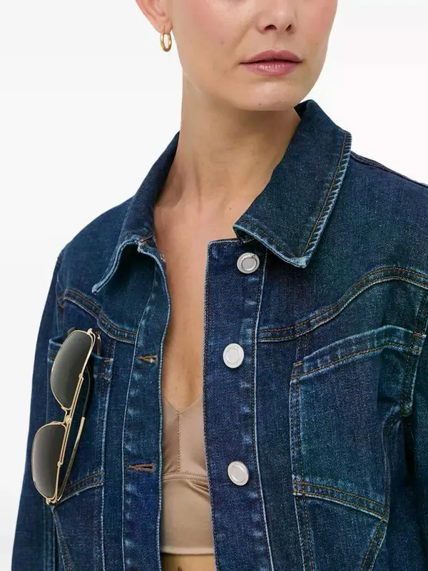TRUSSARDI Button-up Denim Jacket