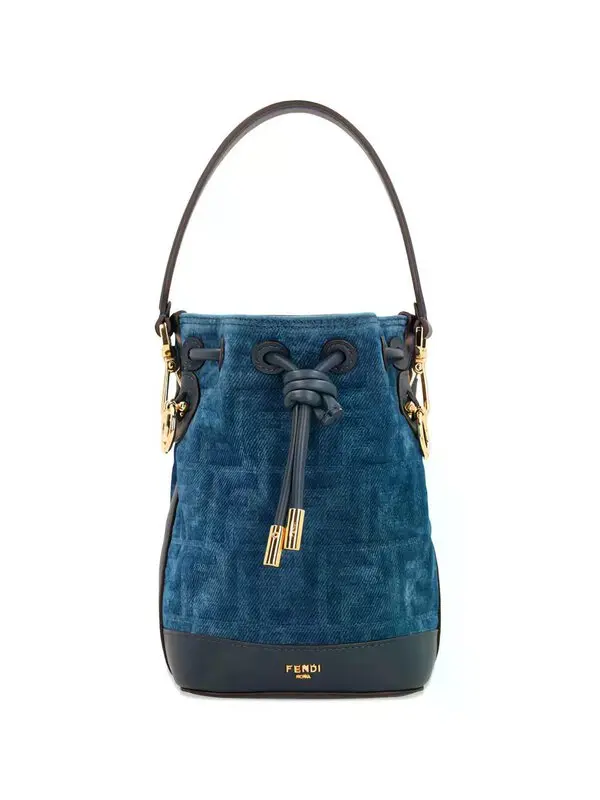Fendi Mini Mon Tresor Bucket Bag - Blue