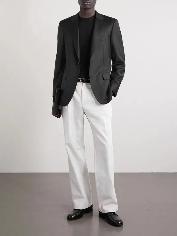 Canali Super 150s Wool Suit Jacket