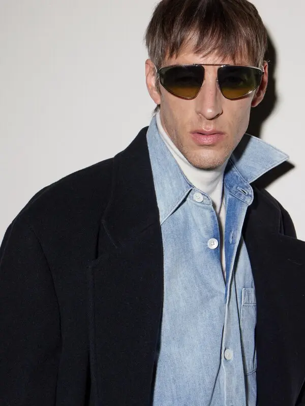 Bottega Veneta Light Ribbon Aviator-style Sunglasses
