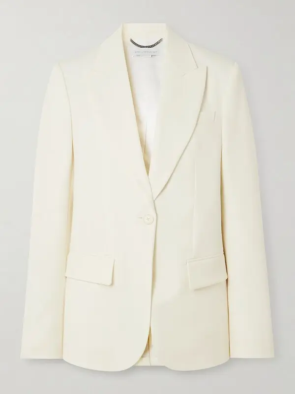 Stella McCartney Wool-twill Single-breasted Blazer