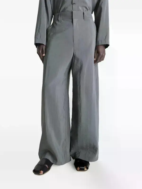 LEMAIRE Lemiare Wide-leg Tailored Trousers - Grey