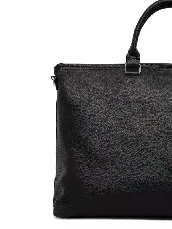 COCCINELLE Grained Leather Travel Bag With Detachable Shoulder Strap