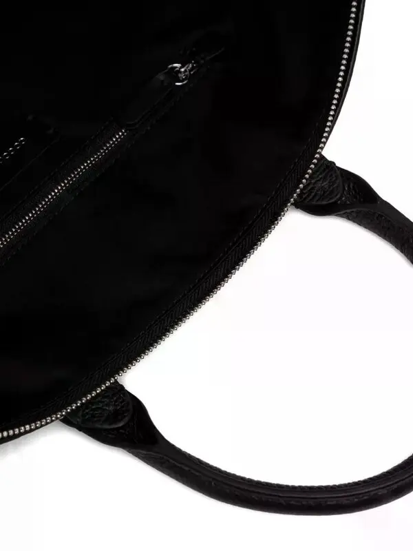 COCCINELLE Grained Leather Travel Bag With Detachable Shoulder Strap