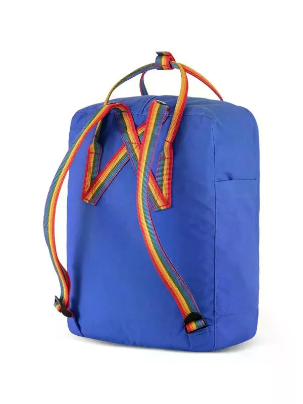 Fjallraven Backpack With Striped Straps - Blue