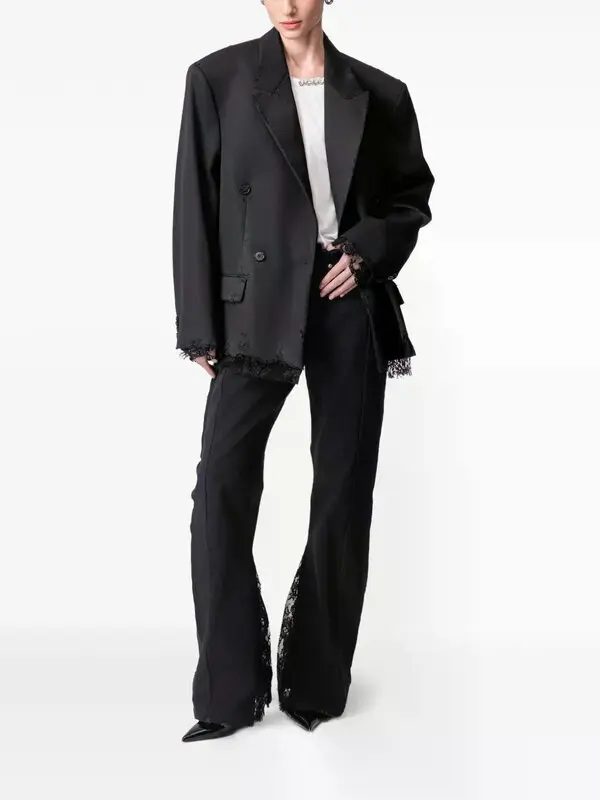 ARTICLE TEN Lace-detailed Blazer
