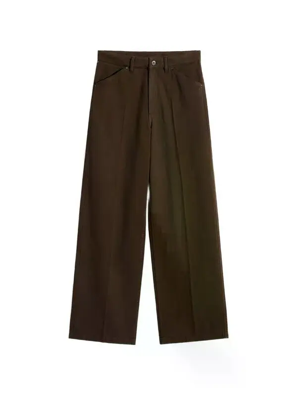 LEMAIRE Brushed Twill Wide Leg Trousers