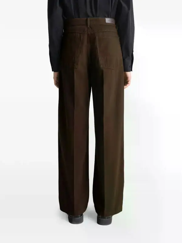 LEMAIRE Brushed Twill Wide Leg Trousers