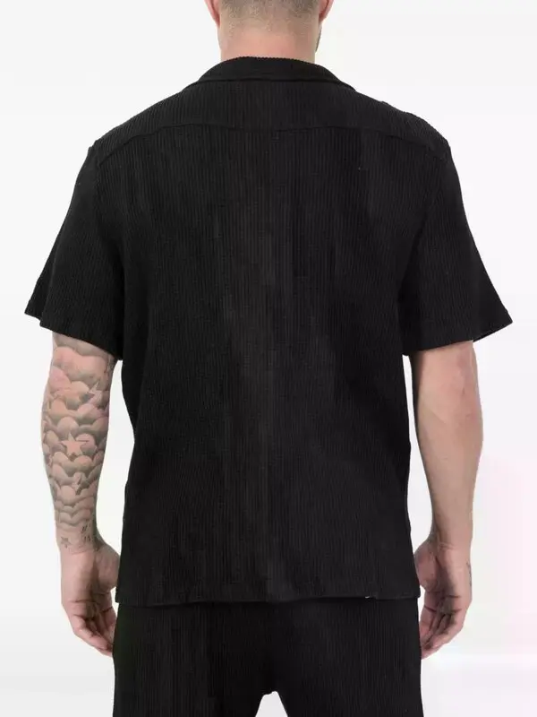 NIKBEN Short-sleeve Textured Shirt