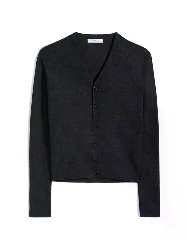 LEMAIRE Lemiaire Wool V-neck Cardigan - Grey