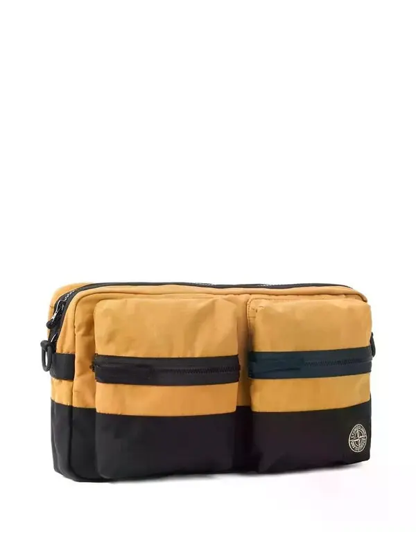 Stone Island Patch Shoulder Bag - Yellow