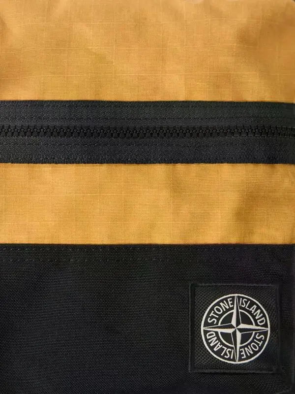 Stone Island Patch Shoulder Bag - Yellow