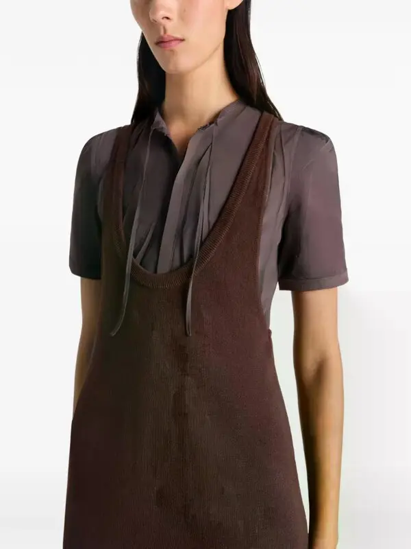 LEMAIRE Racerback Tank Top Mini Dress