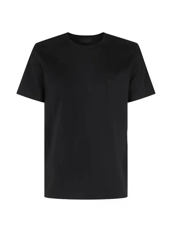 DONDUP Logo-embroidered T-shirt - Black