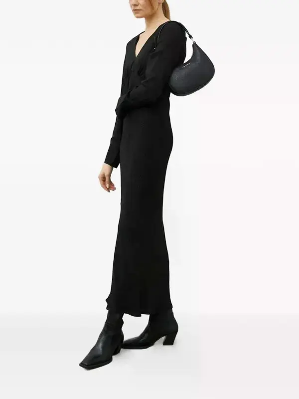 HERSKIND V-neck Long-sleeve Maxi Dress