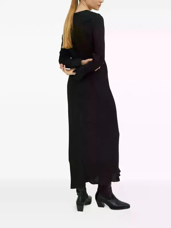 HERSKIND V-neck Long-sleeve Maxi Dress