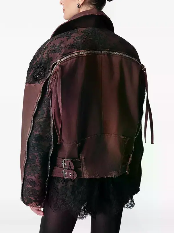 ARTICLE TEN Lace-paneled Jacket