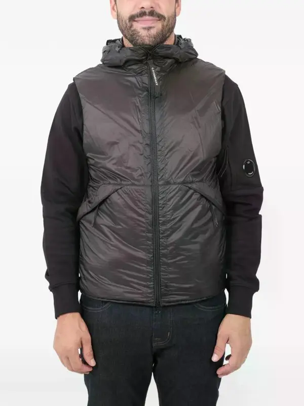 C.P. COMPANY Zip Fastening Hooded Waistcoat