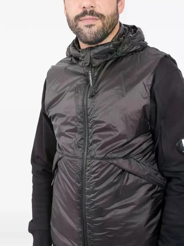 C.P. COMPANY Zip Fastening Hooded Waistcoat