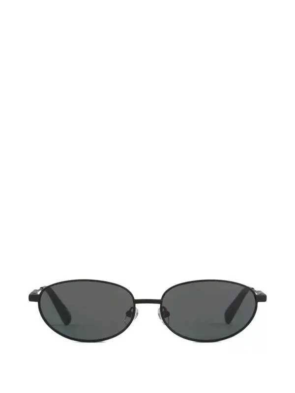 Jacquemus Oval-frame Sunglasses - Black