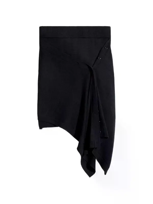 LEMAIRE Buttoned Draped Asymmetric Skirt