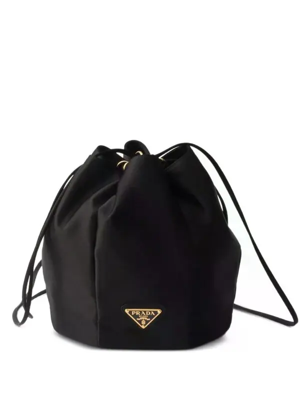 Prada Mini Satin Bucket Bag