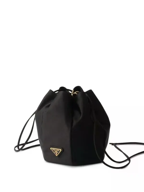 Prada Mini Satin Bucket Bag