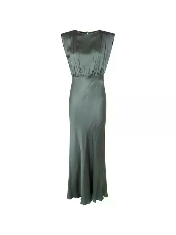SEMICOUTURE Gathered Detail Maxi Dress