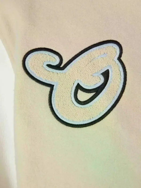 Off-White Logo-patch Bomber Jacket - Neutrals