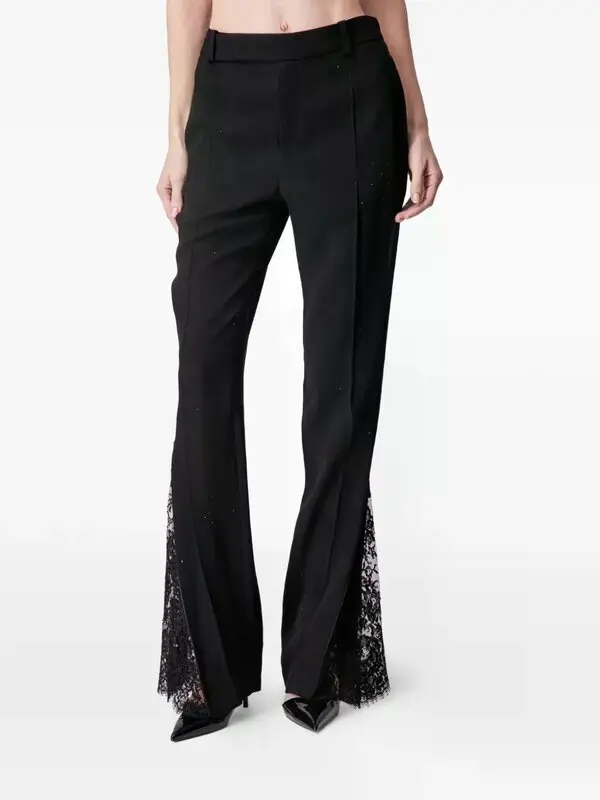 ARTICLE TEN Lace-detail Trousers