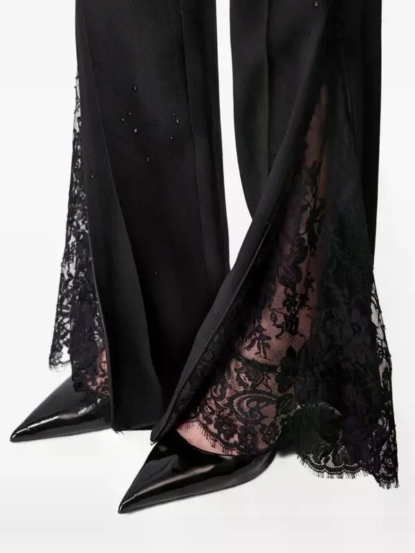 ARTICLE TEN Lace-detail Trousers