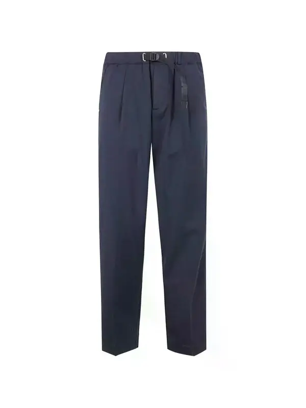 WHITE SAND Pleated Trousers With Pocket