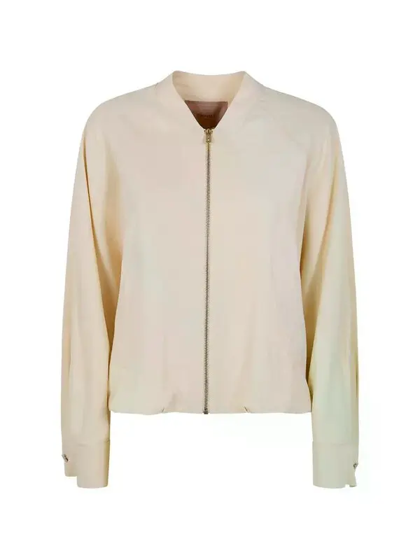 TWINSET Bomber Jacket - Neutrals