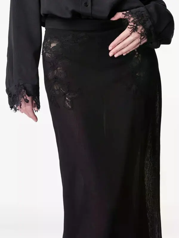 ARTICLE TEN Semi-sheer Maxi Skirt