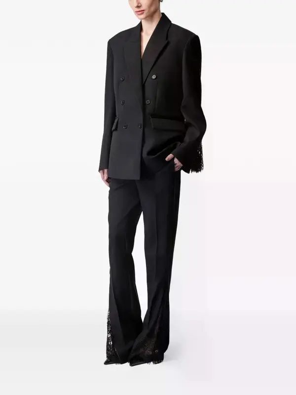 ARTICLE TEN Lace-detail Trousers