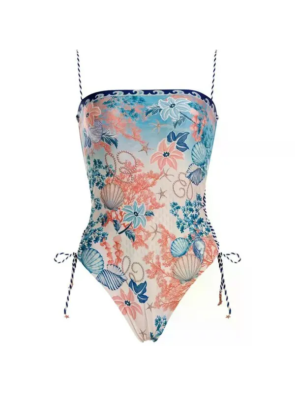 Agua Bendita Mariel Sereia One-piece Swimsuit - Neutrals