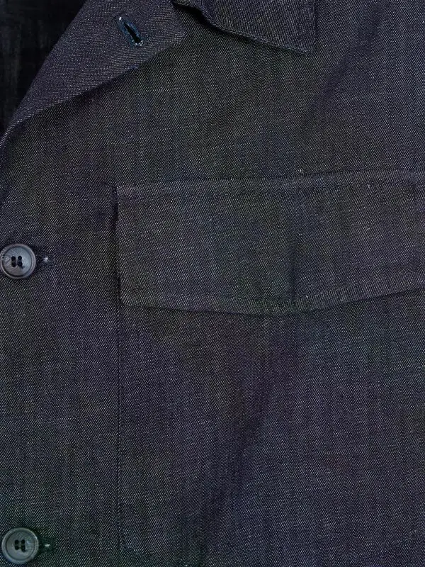 WHITE SAND Buttoned Pocket Shirt