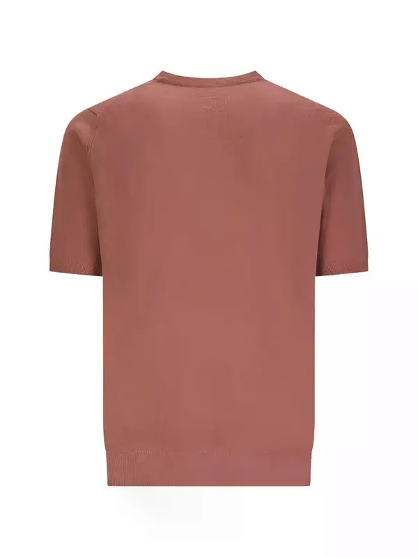 LARDINI Short-sleeve Knitted T-shirt
